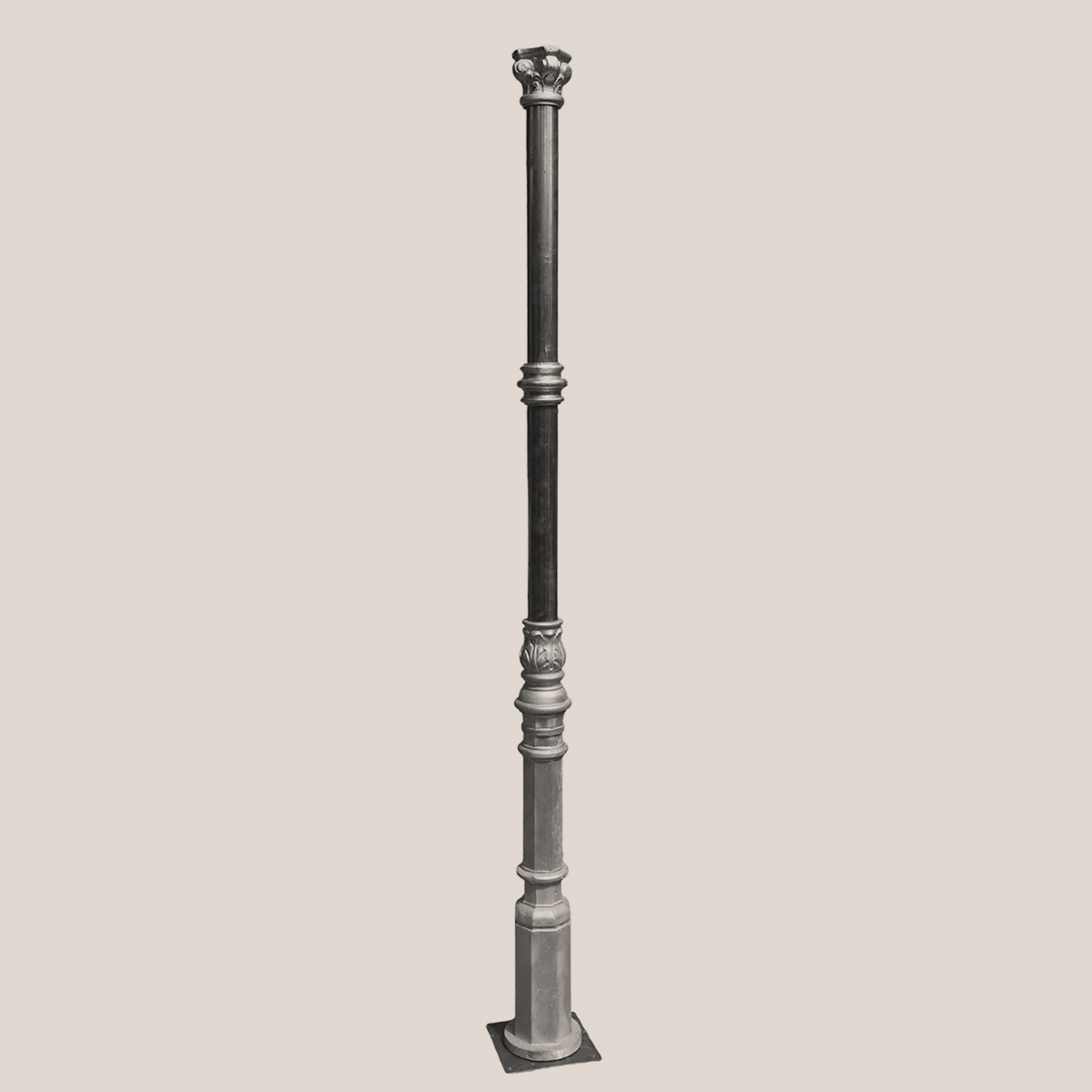 Columna Colonial Alta Ø 2.5 pulgadas – Iron Decor