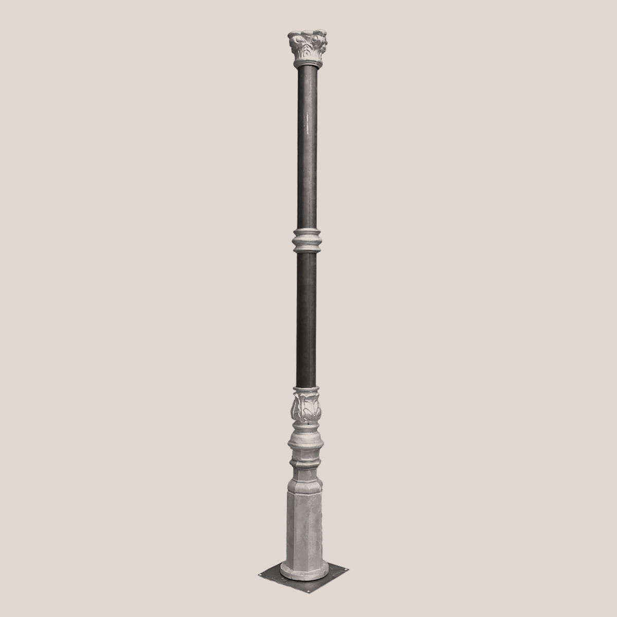 Columna Colonial Mediana Ø 3 pulgadas – Iron Decor